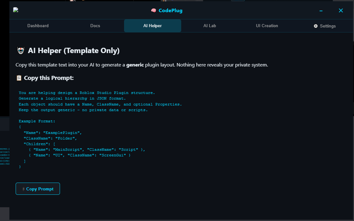 CodePlug (BETA) — Roblox ↔ VS Code Sync Plugin + Custom Server App - Community Resources ...