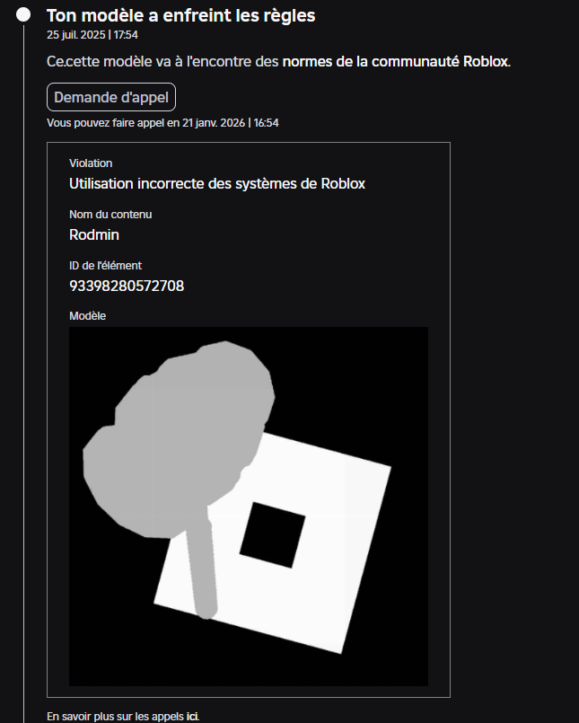 Admin Panel got taken down for misusing roblox's systems - Platform ...