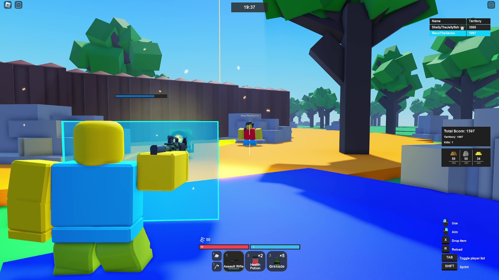 Feedback on FFA/Team fighting game with paperio-like game mechanics ...