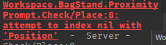 Really annoying position error (Yes sorry for posting twice today ...