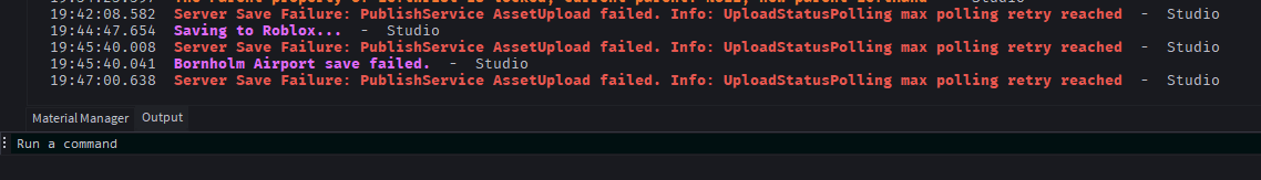 Server Save Failure: PublishService AssetUpload failed. Info ...