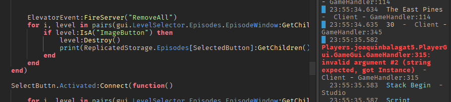 Multiple Frames getting Cloned After Exiting the main frame - Scripting Support - Developer ...