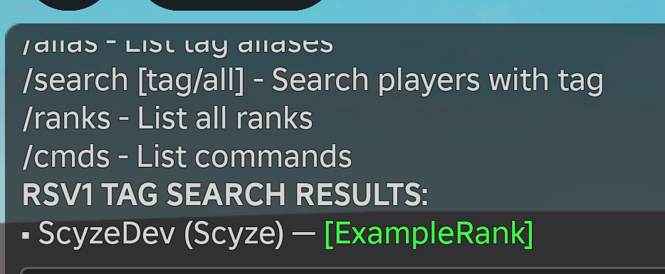 Role System | The Apex of Chat Tags - Community Resources - Developer ...