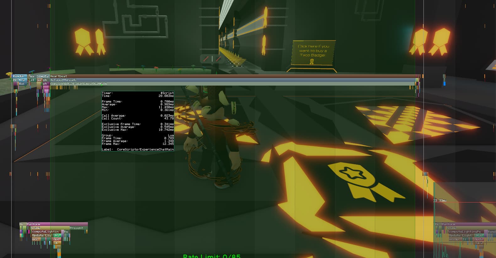 Random lag-spikes from ExperienceChatMain CoreScript? - Engine Bugs - Developer Forum | Roblox