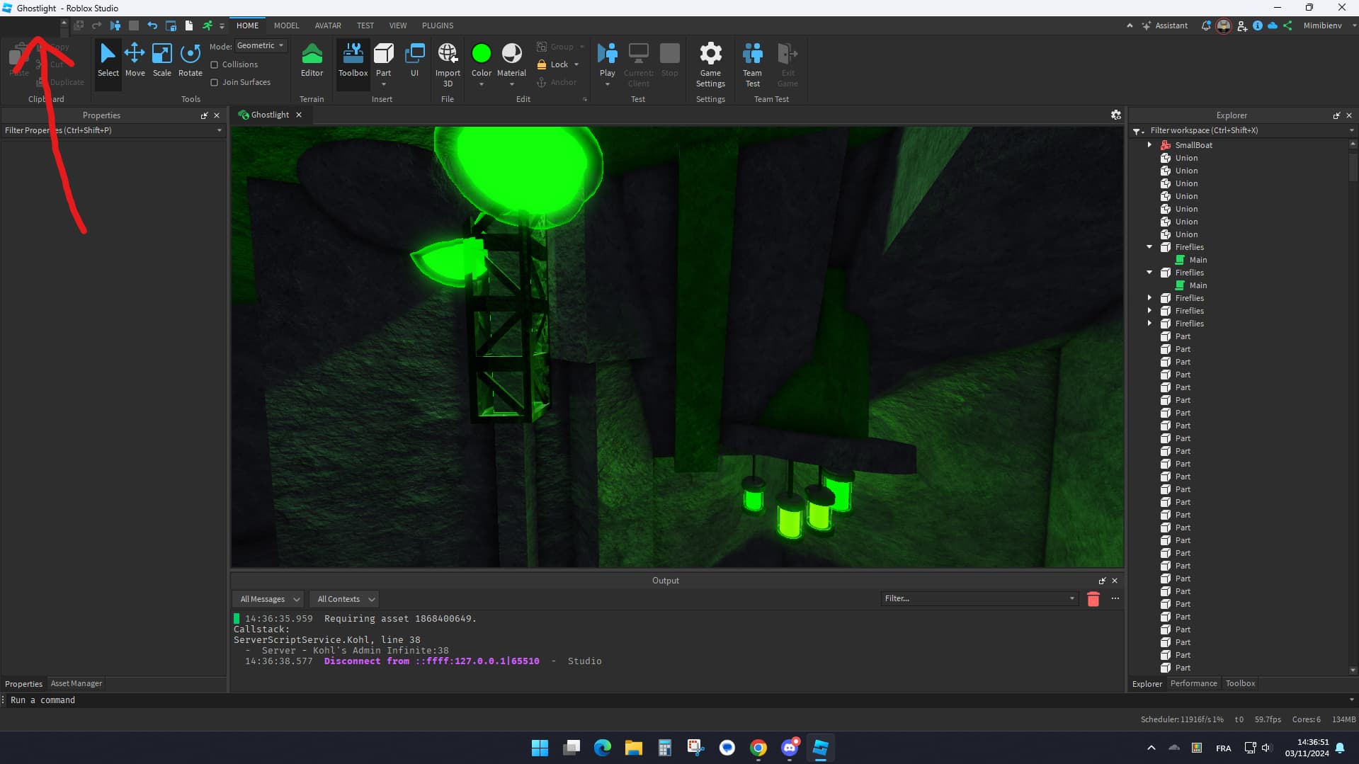 Weird scrolling frame replaces the "FILE" button - Studio Bugs ...