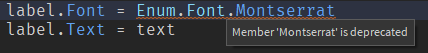 "Montserrat" font showing as "deprecated"? - Scripting Support - Developer Forum | Roblox