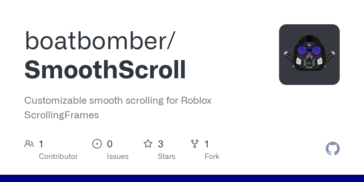 SmoothScroll Module [Superseded by Roblox Update 421] - Community ...