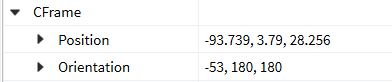 CFrame rotation behaves weirdly when part is not 90 degrees straight up ...