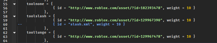Problem with tool holding animation - Scripting Support - Developer Forum | Roblox