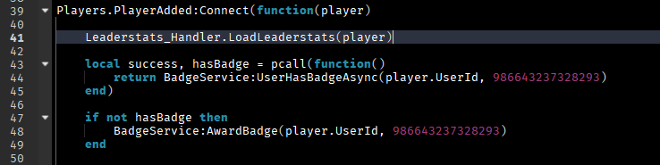BadgeService rising ping to 1500ms - Scripting Support - Developer ...