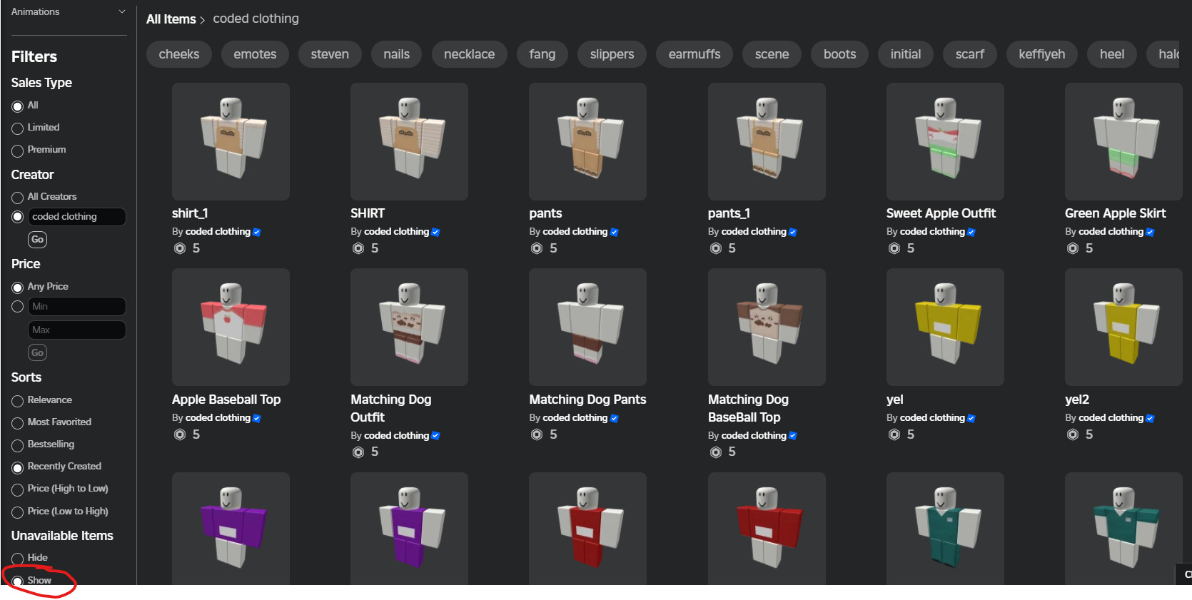 Publishing group items does not show in Group Store - Roblox ...