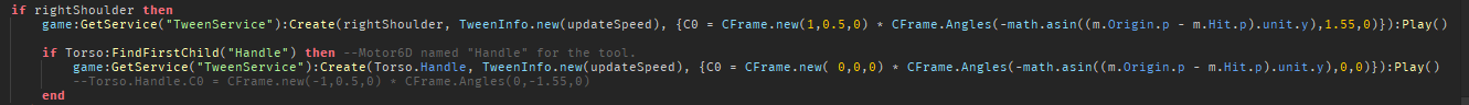 Issue with Tool Handle not following arms - Scripting Support ...