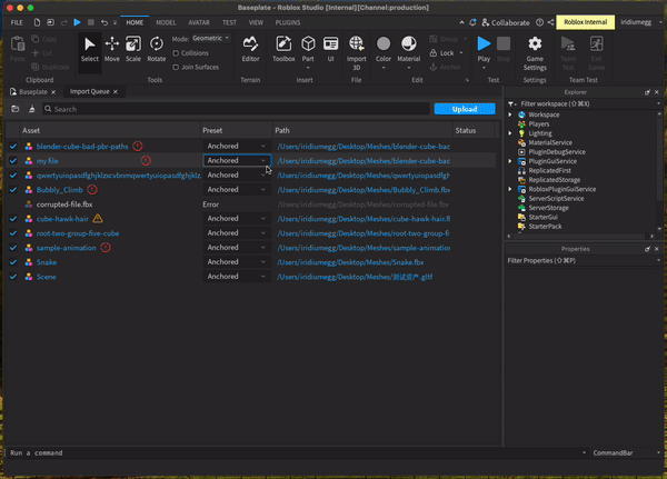 [Beta] 3D Importer Import Queue - Announcements - Developer Forum | Roblox
