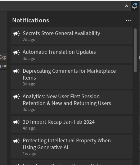Notification Stream in Studio doesn't work - Studio Bugs - Developer Forum | Roblox