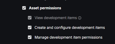 New roles system asset permissions do not work - Roblox Application and ...