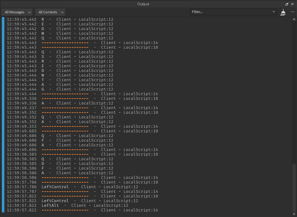 Can't press [Q + A + F]? Bug? - Scripting Support - Developer Forum | Roblox
