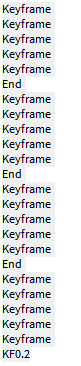 Keyframe Name Randomly Changes [NEW PROBLEM] - Engine Bugs - Developer ...