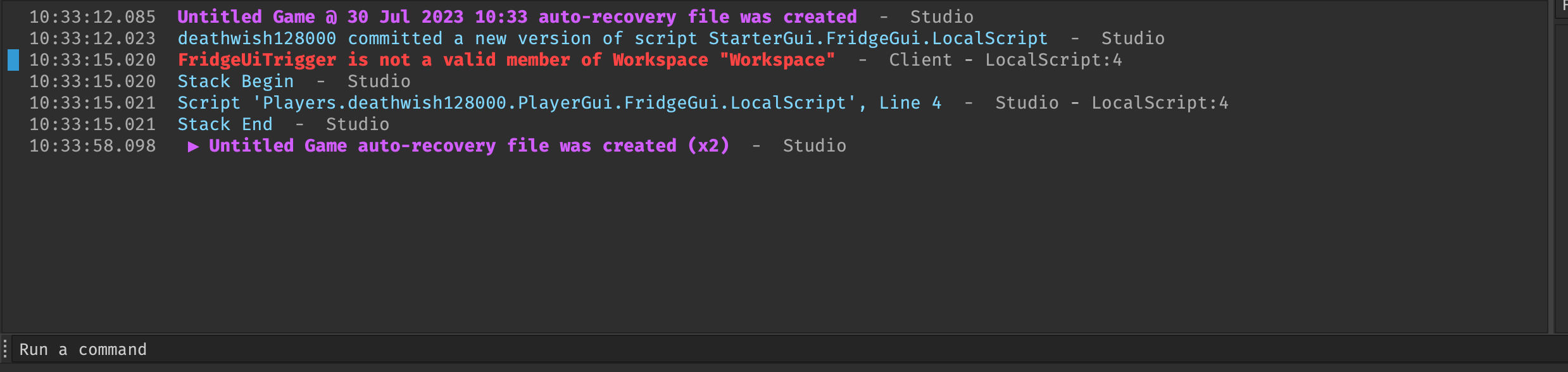 Proximity prompt script not working - Scripting Support - Developer ... Proximity prompt script not working - Scripting Support - Developer ...