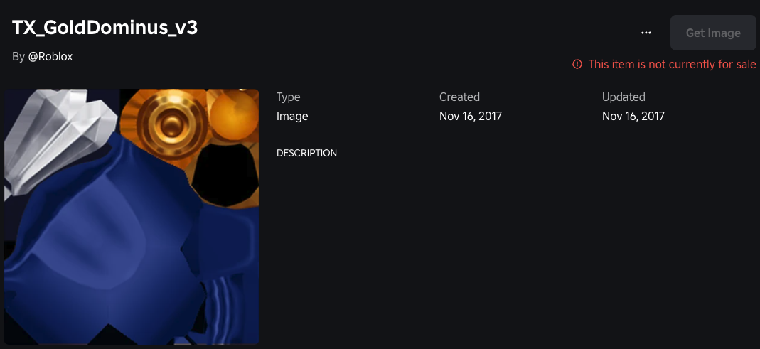 Officially release the hidden Catalog asset "11/17 - Dominus Noctis ...