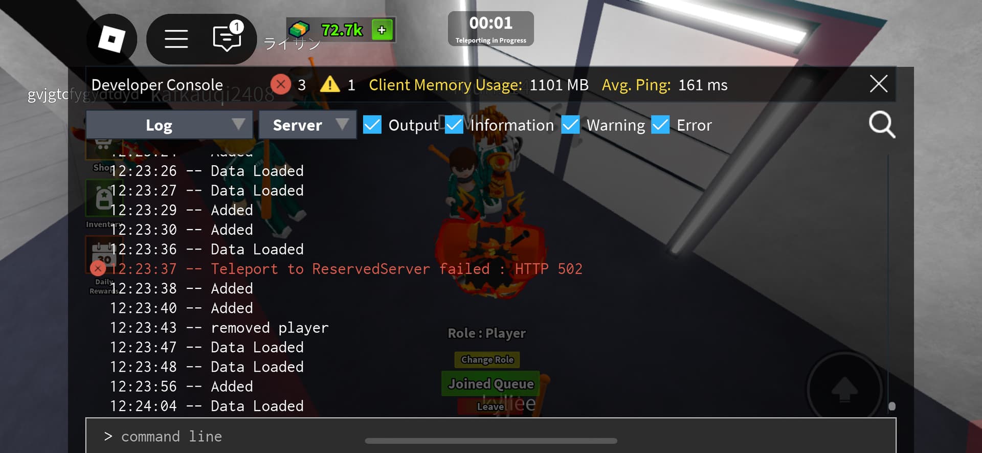 HTTP 400 (Bad Request) Breaking my game - Other Bugs - Developer Forum ...