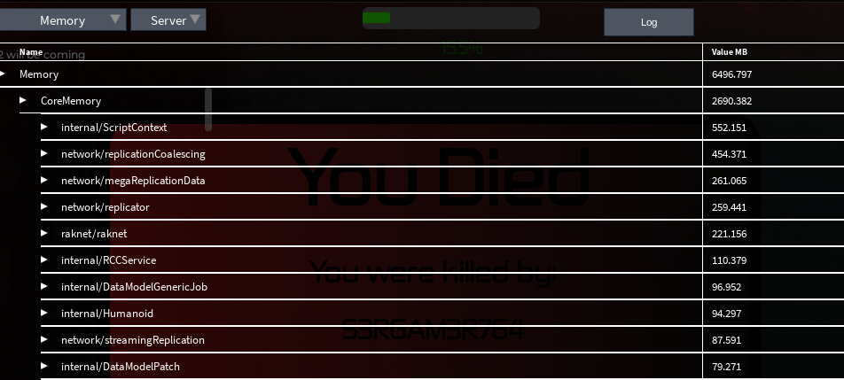 Is it normal for my game to have server memory this high with many players in the same server ...