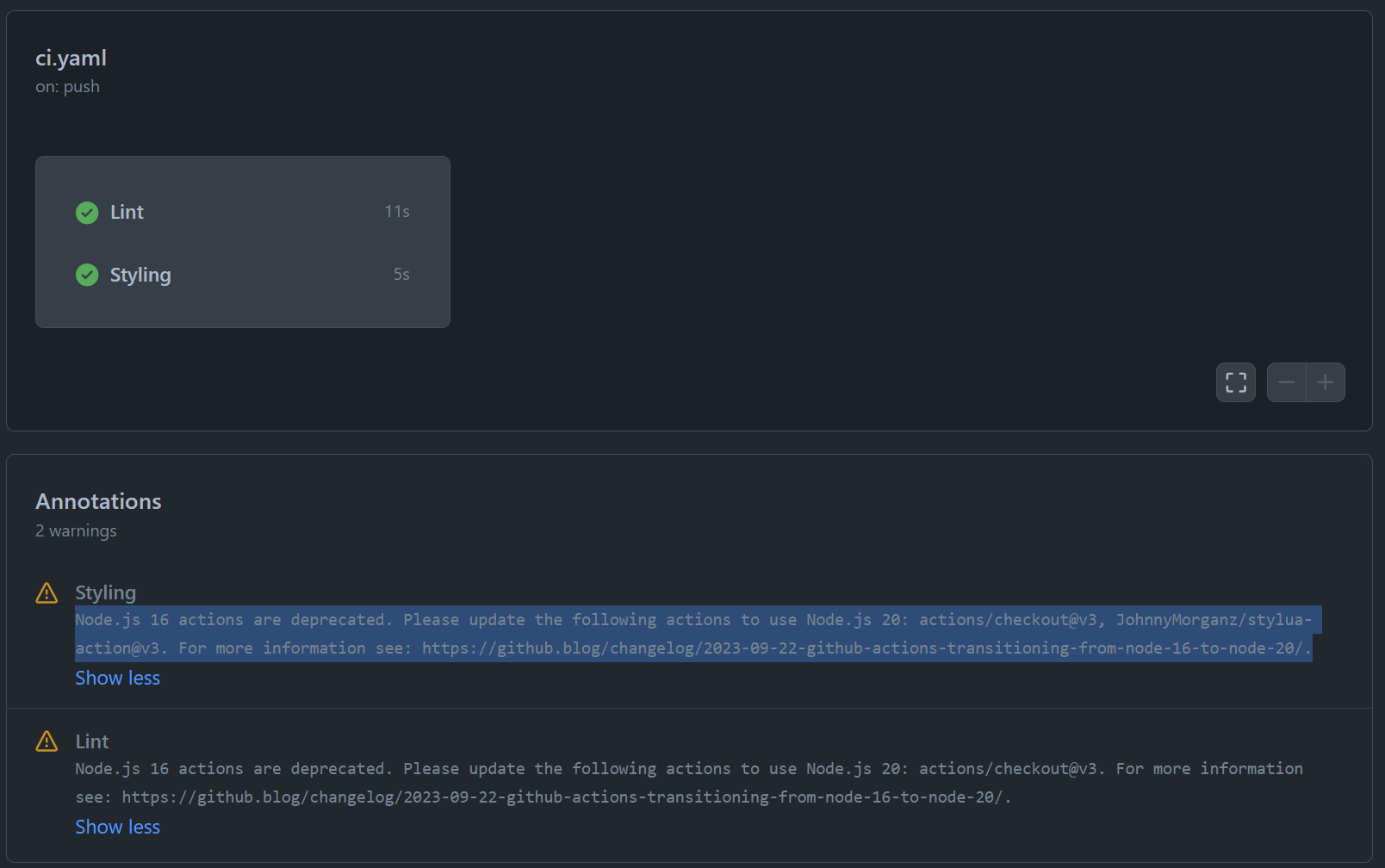 Github Actions CI Pipeline Warning - Scripting Support - Developer Forum | Roblox