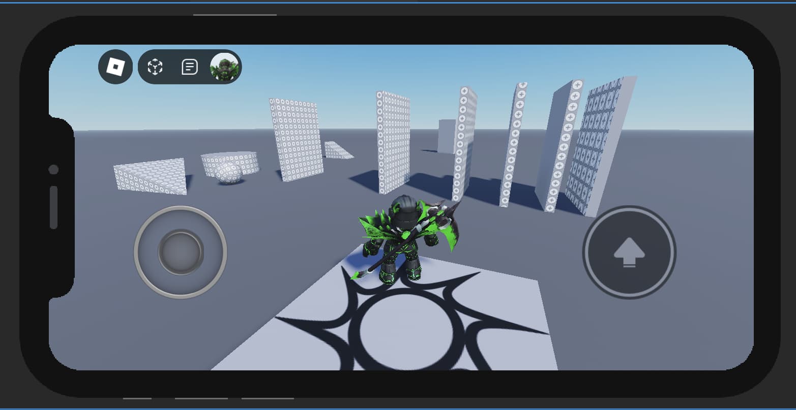 Jump Button and Thumbstick sized & positioned wrong in mobile emulator ...