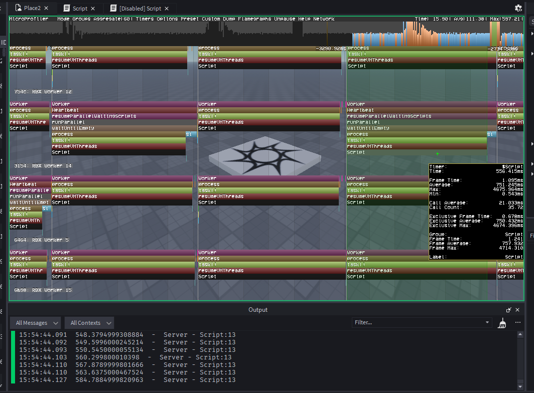 Why do threads in Parallel Luau become slower the more of them there are? - Scripting Support ...