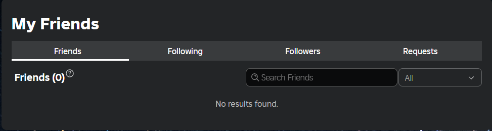 Friends list not loading - Roblox Application and Website Bugs ...