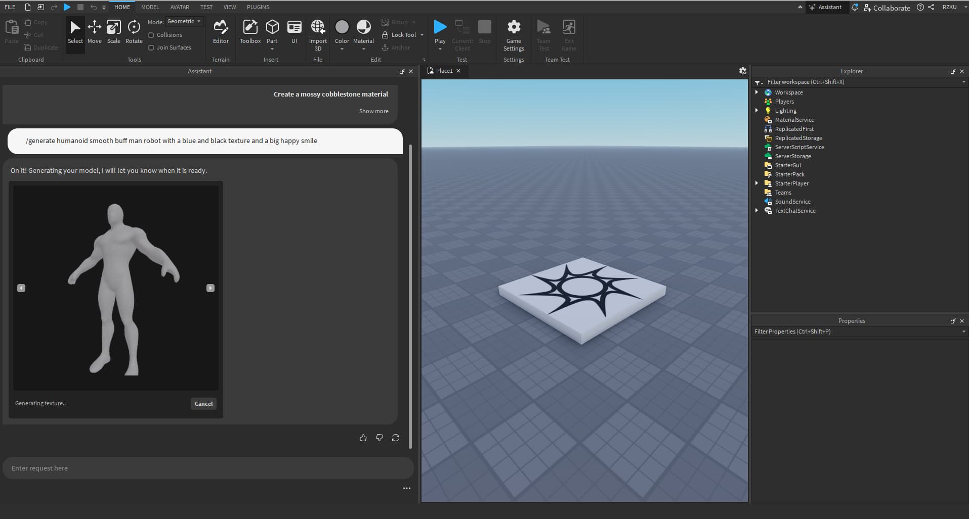 How to make avatar bundles using only Cube 3D AI 3D model generation ...