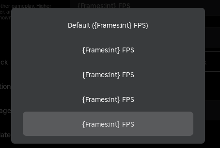 Frame Rates in-game settings not appearing - Roblox Application and ...