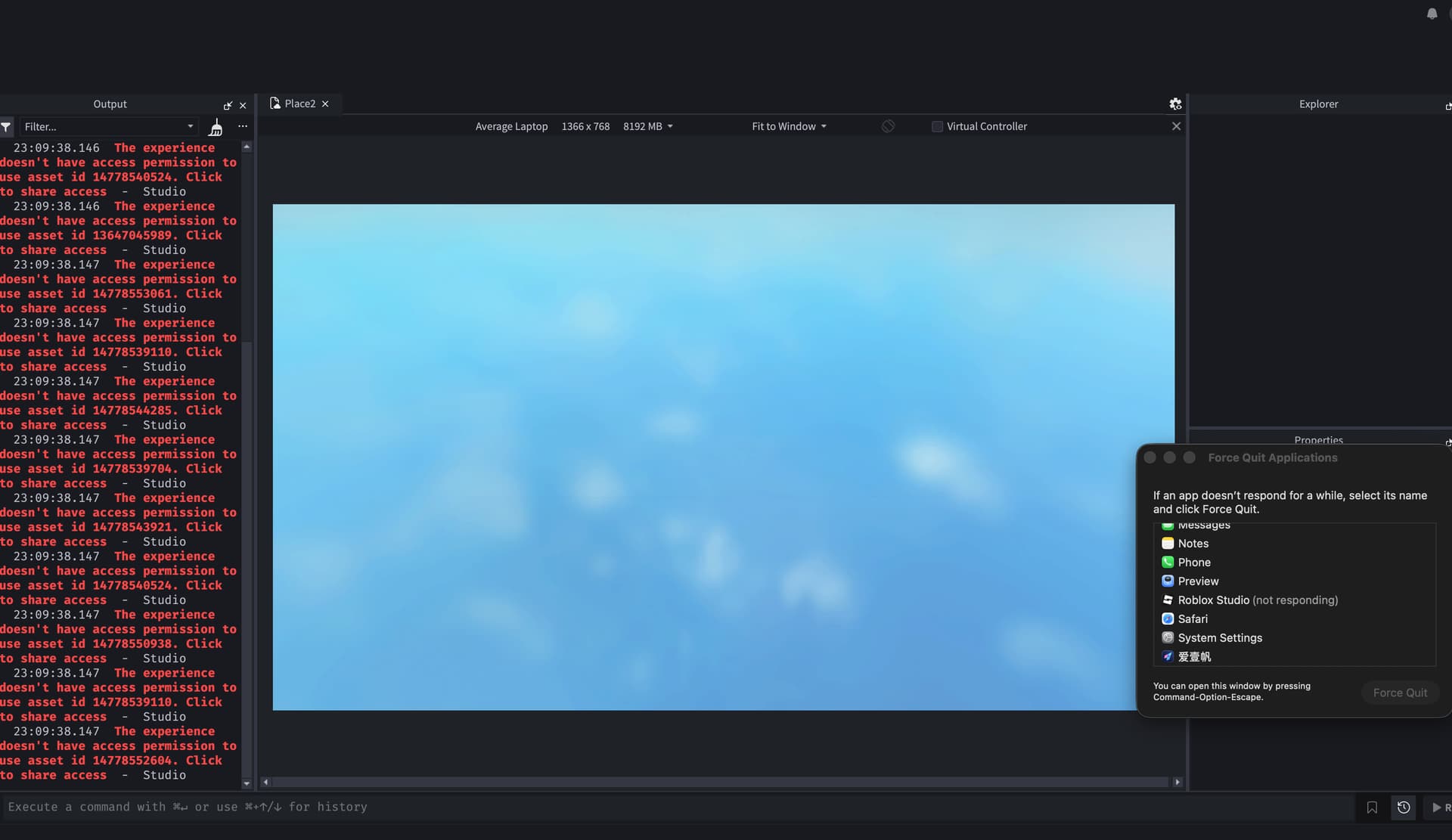 [URGENT] Package update -> Game Completely not loadable - Studio Bugs ...
