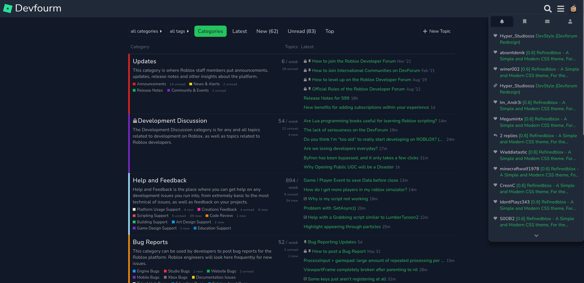 DevStyle (Devforum Redesign) - Community Resources - Developer Forum | Roblox