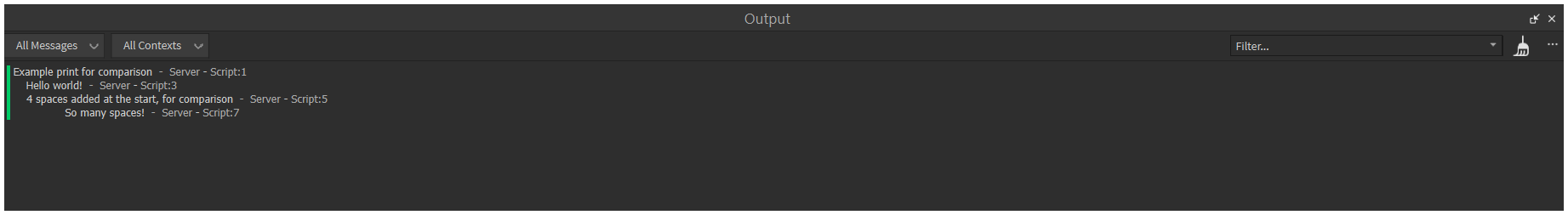 Can't use \s in String - Scripting Support - Developer Forum | Roblox