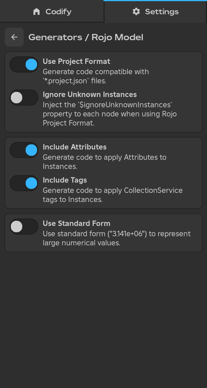 Codify - Convert anything to Luau, TypeScript, Vide, Fusion, React ...