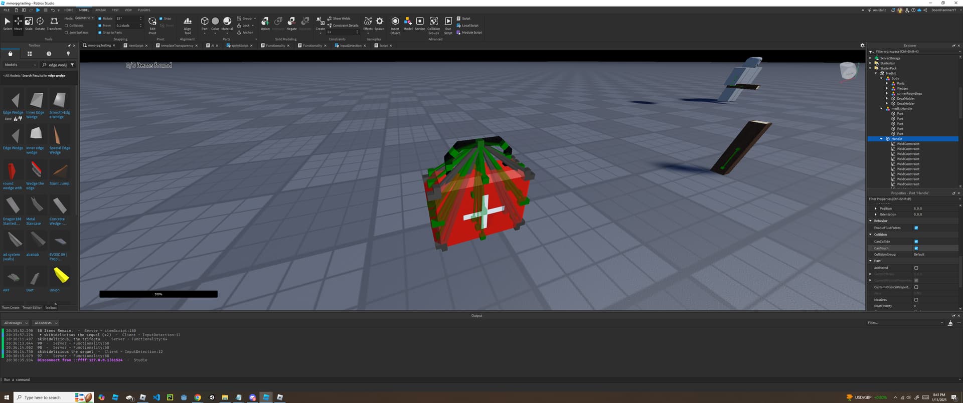 Getting teleported to tool on equip - Scripting Support - Developer ...