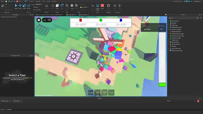 Client side parts are affecting server side hinge constraints - Scripting Support - Developer ...
