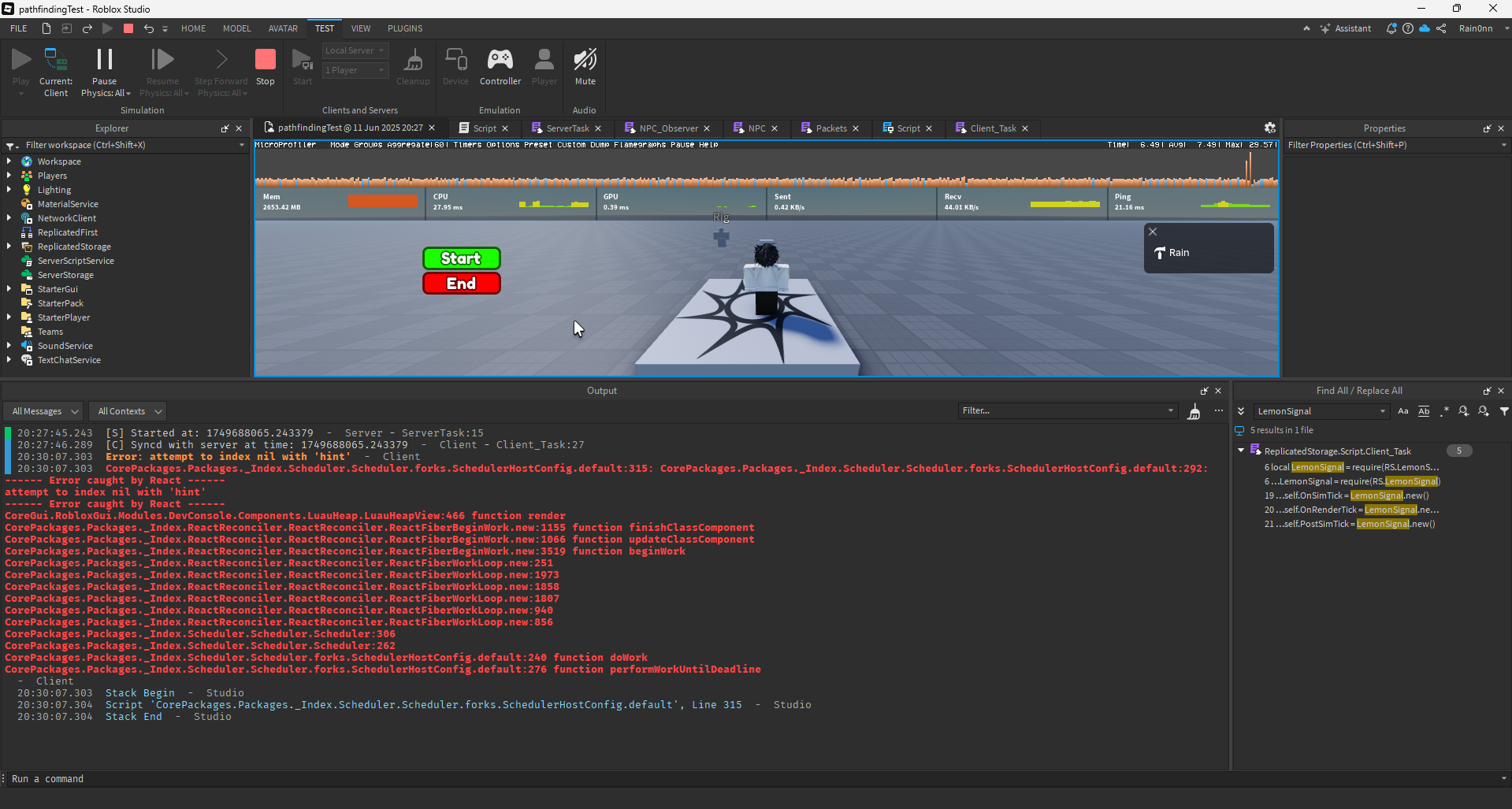 New Tab in Luauheap Throwing an Error - Studio Bugs - Developer Forum ...