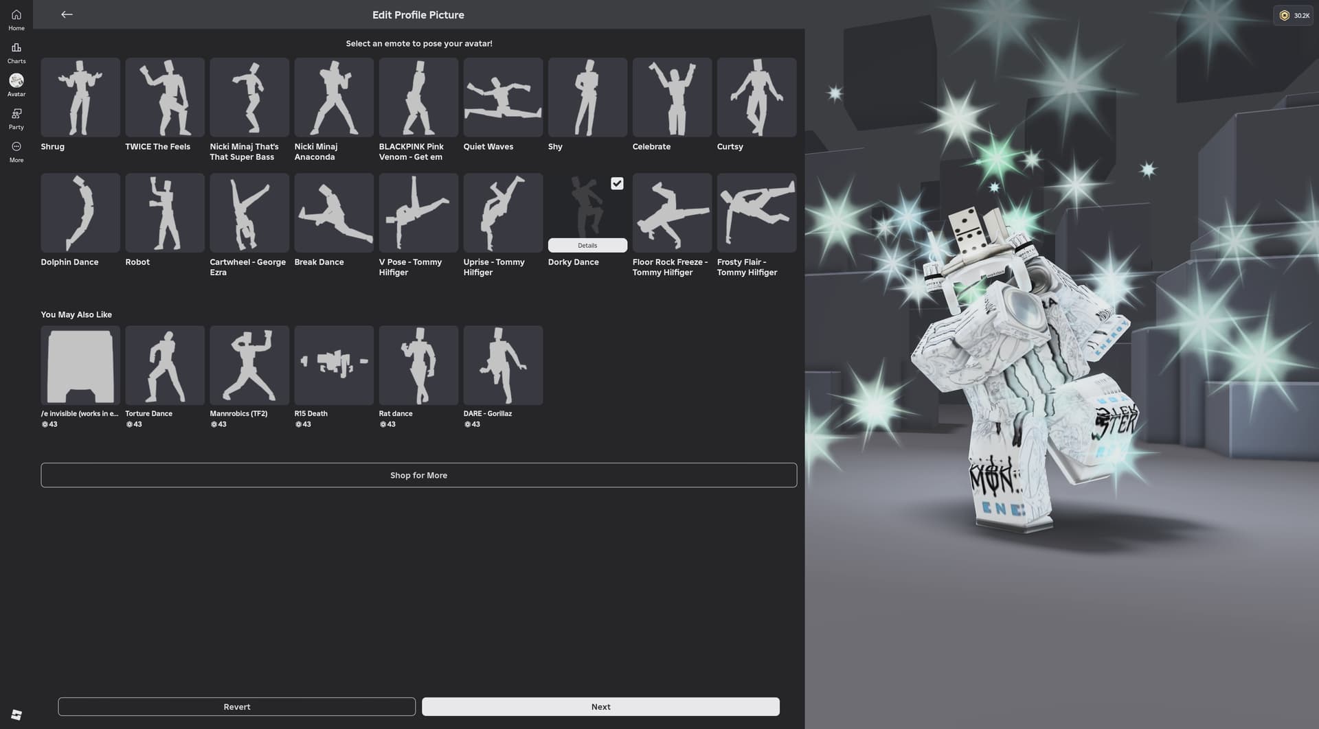 Avatar pose / profile zoom on website - Website Features - Developer ...
