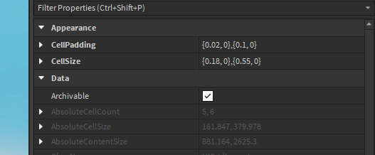Huge UIGridLayout with scale and offset (fitting problem and auto-size problem) - Scripting ...