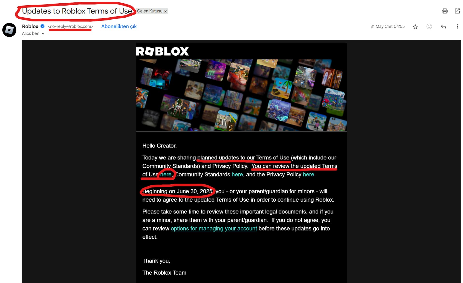 Roblox sending false DMCA takedowns - Page 3 - Catalog Asset Bugs ...