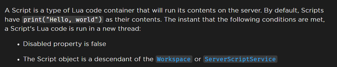 Server Script Does Not Run Under Correct Conditions Scripting Support Developer Forum Roblox