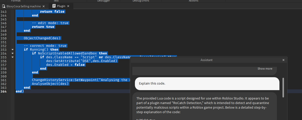 Plugin automoderation false positiving over strings - Creator Hub ...