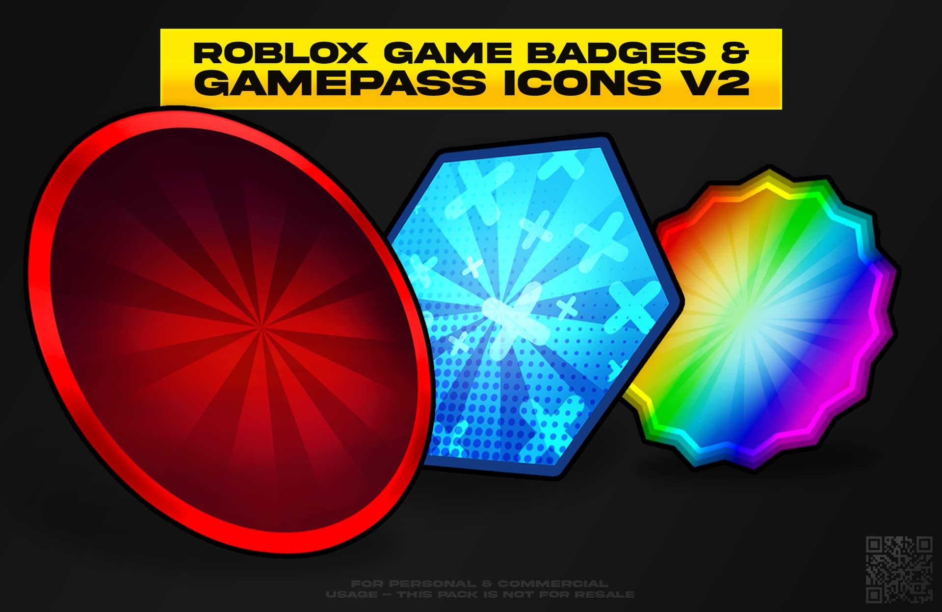 Free Gamepass & Badge Icons Pack - Vectors included (100+ Icons ...
