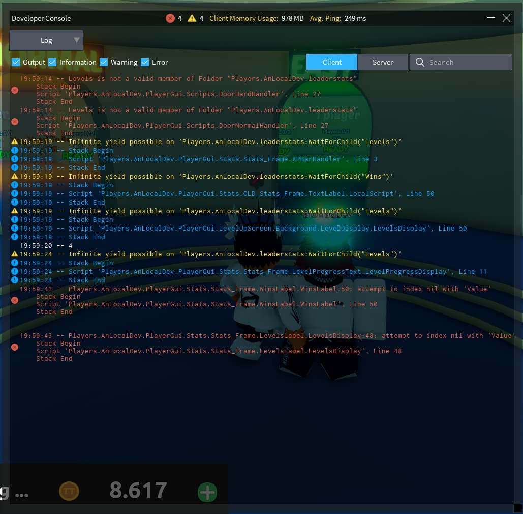 [UNSOLVED] Infinite yield possible on Leaderstats:WaitForChild - Scripting Support - Developer ...