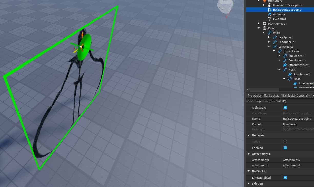 Ball-Socket Constraint extremely unpredictable with head bone rig character - Building Support ...