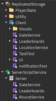 I am tempted to misuse ReplicatedFirst as a static client-only code ...