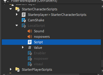 How can i make a script inside a proximity prompt make all local scripts inside all players ...