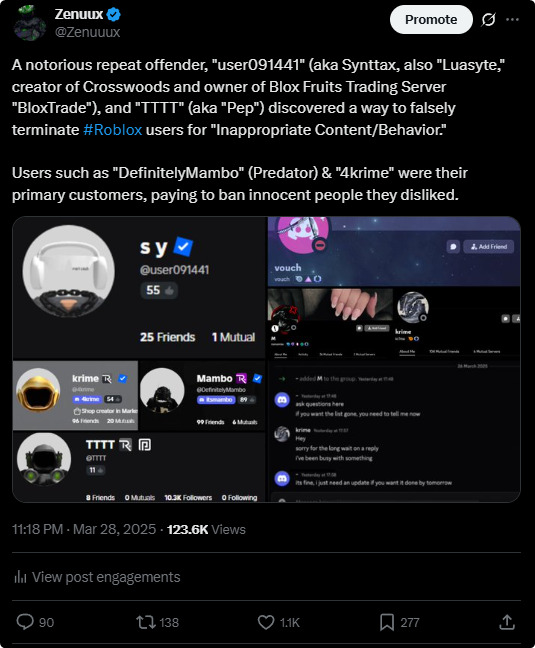 Termination Exploit (5 Accounts Deleted) - Other Bugs - Developer Forum ...