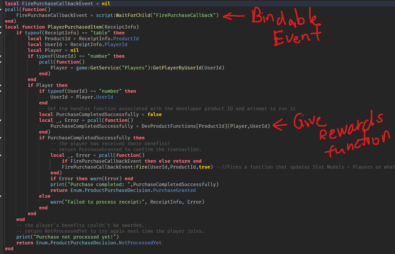DevProduct purchase failing when Players only have enough Robux to purchase the DevProduct one ...